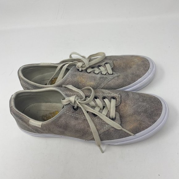 Vans | Shoes | Women Vans 75 Metallic Silver And Gold Shimmer Shoes ...